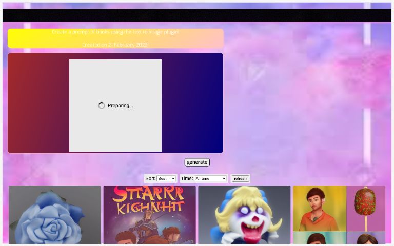 AI Of Books ― Perchance Generator