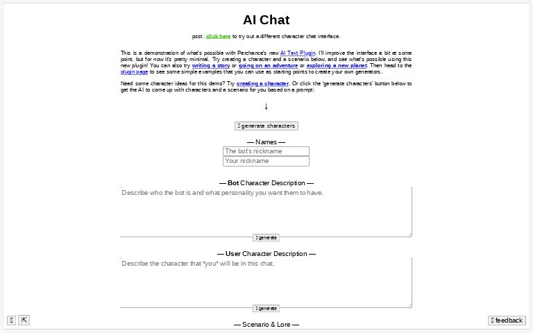 AI Chat & Roleplay (free, no sign-up, fast, unlimited)