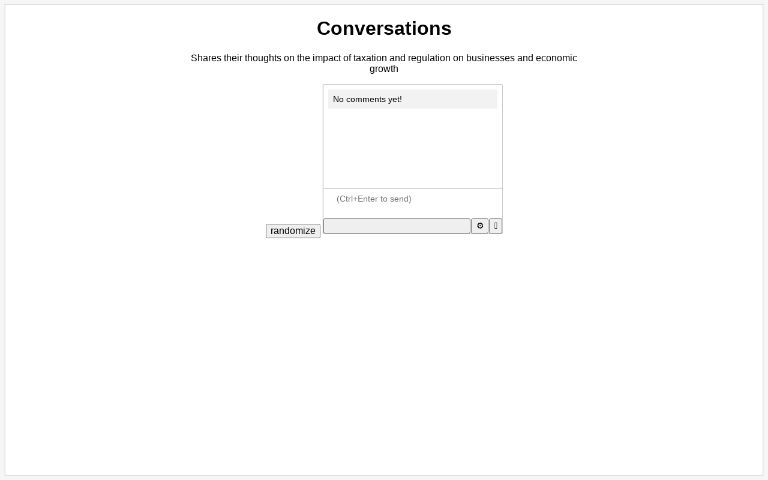 Conversations ― Perchance Generator