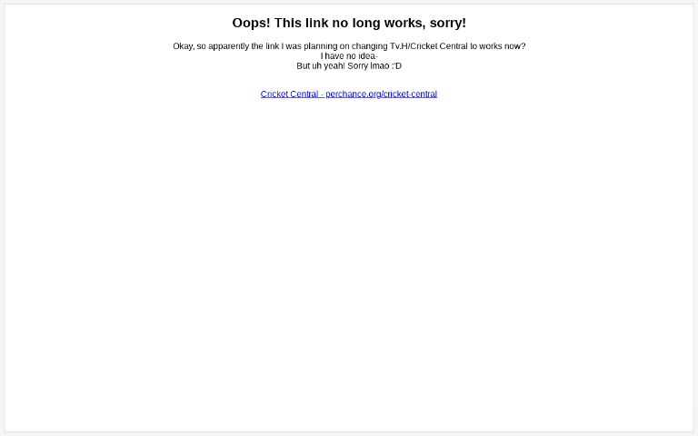 Oops! This link no long works, sorry! ― Perchance Generator