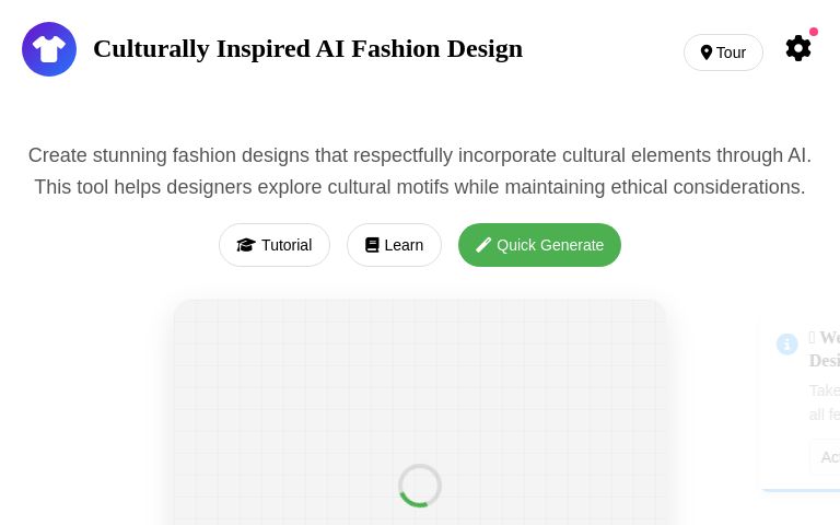 Culturally Inspired AI Fashion Design ― Perchance Generator