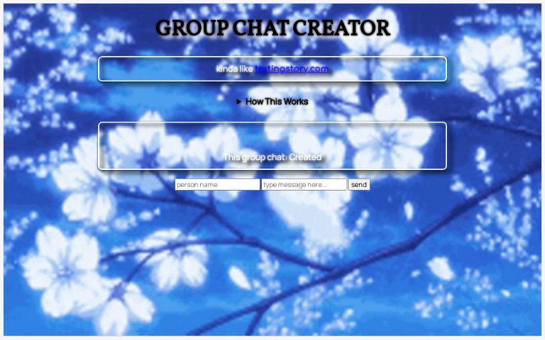 Create A Group Chat