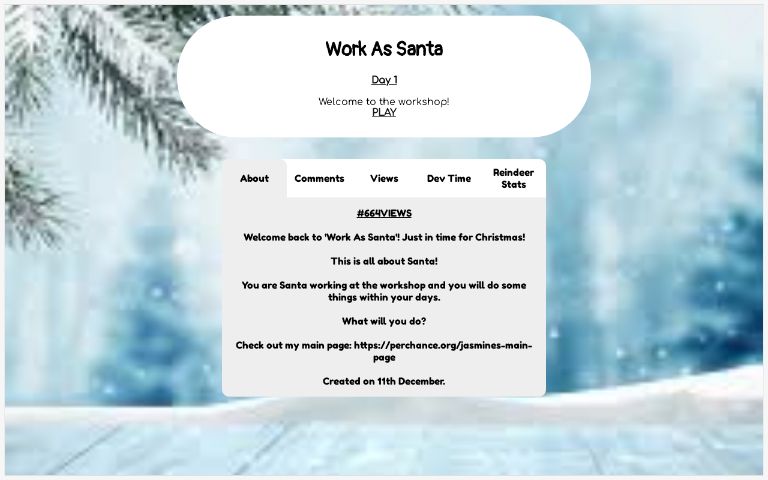 Work As Santa ― Perchance Generator