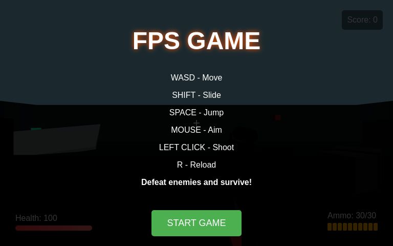 FPS GAME ― Perchance Generator