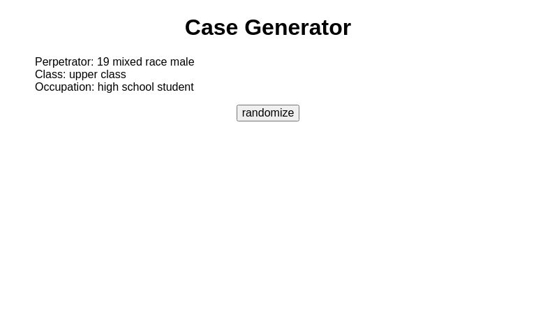Case Generator