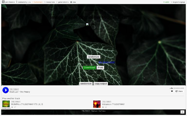 Image Layer Combiner Plugin Example