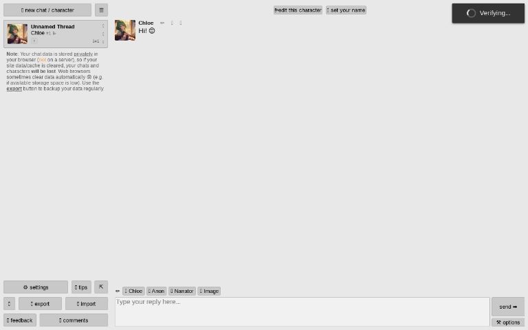 AI Character Chat (online, free, no sign-up, unlimited)