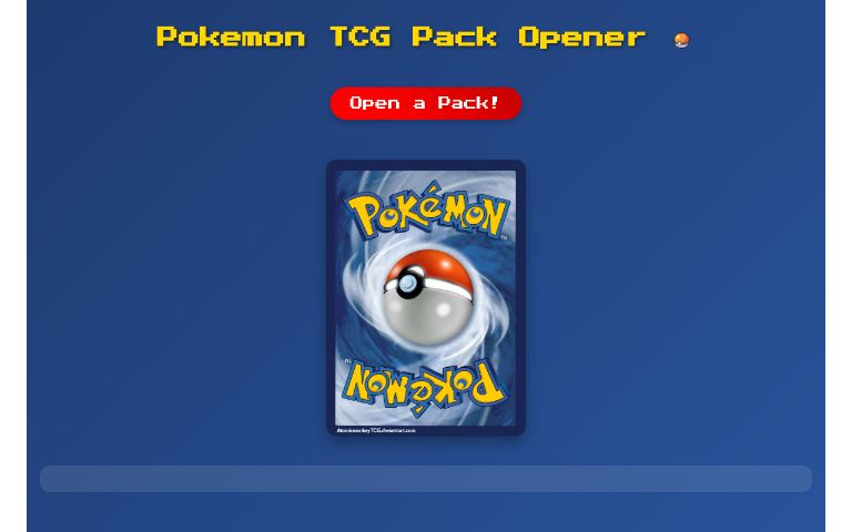 Pokemon TCG Pack Opener ― Perchance Generator