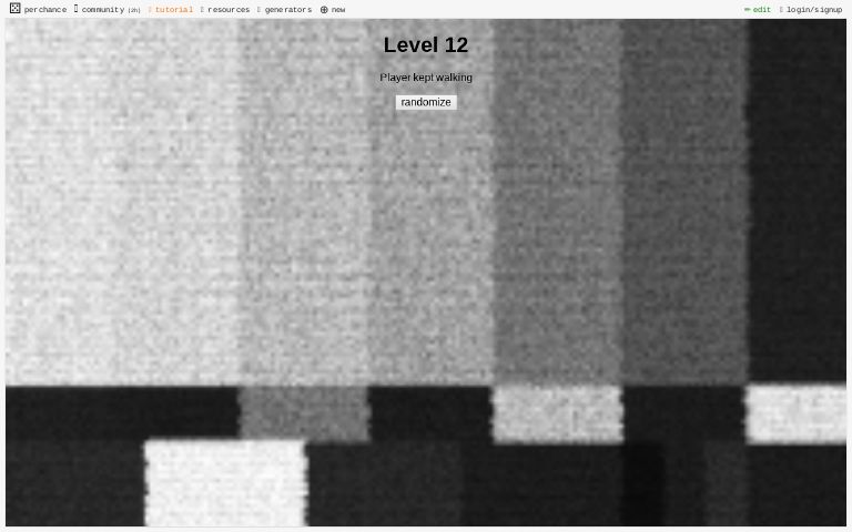 Level 12 ― Perchance Generator