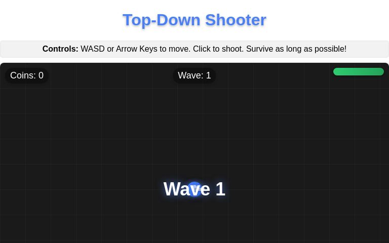 Top-Down Shooter ― Perchance Generator
