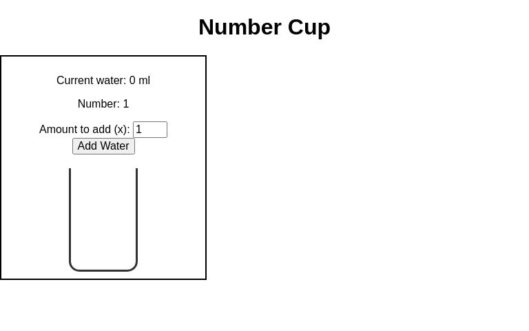Number Cup ― Perchance Generator