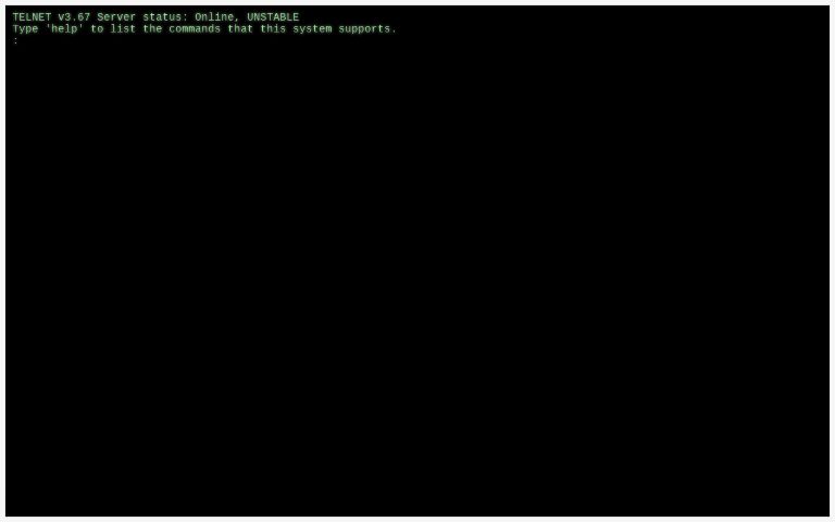 Telnet Terminal ― Perchance Generator