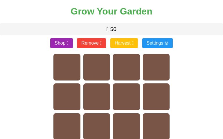 Grow Your Garden ― Perchance Generator