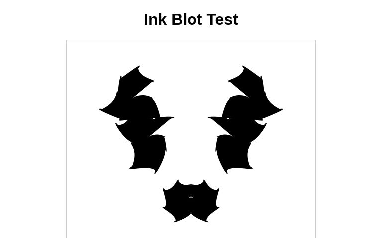 Ink Blot Test ― Perchance Generator