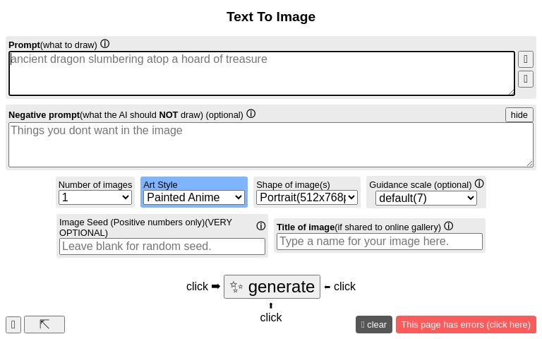 Stable Diffusion AI Offline Mode ― Perchance Generator