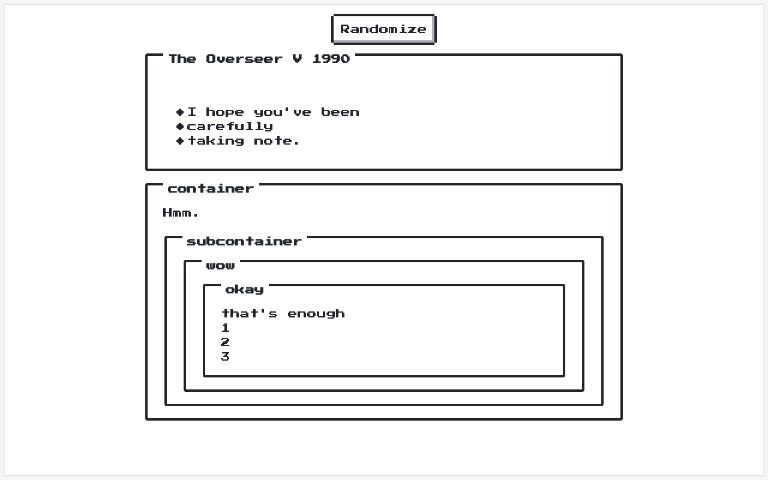 NES Template ― Perchance Generator