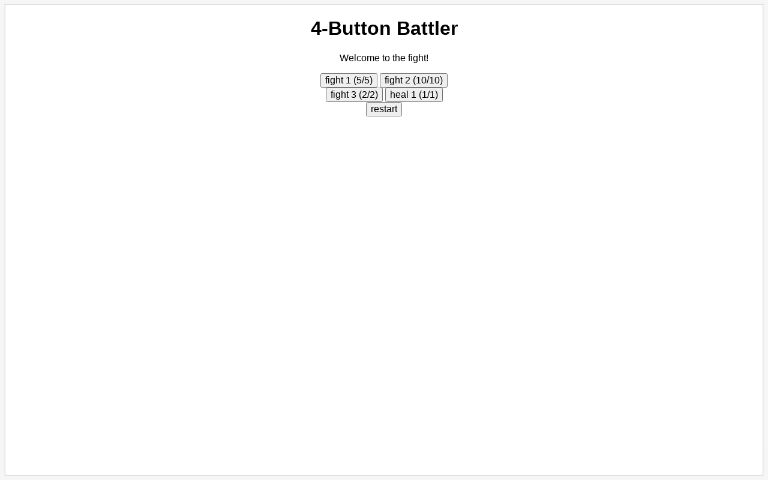 4-Button Battler ― Perchance Generator