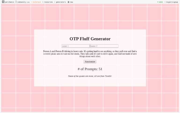 OTP Fluff Generator