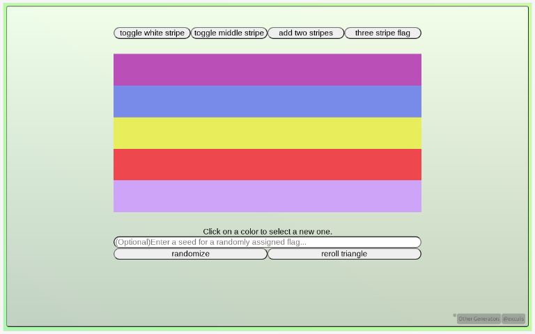 Pride Flag Generator