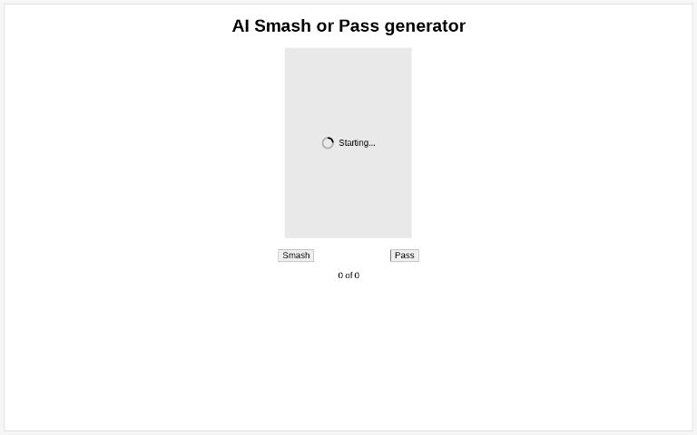 Ai Smash Or Pass Generator
