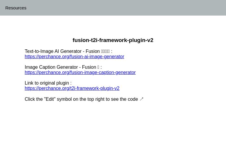 Fusion T2i Framework Plugin V2