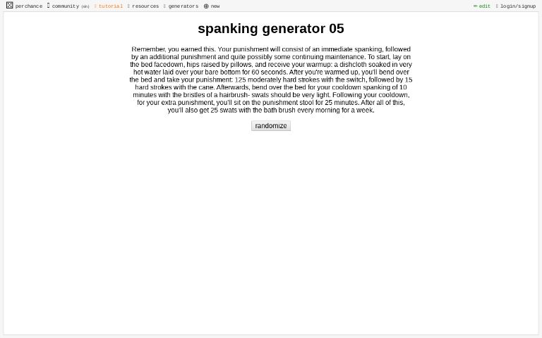 spanking generator 05
