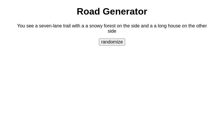 Road Generator