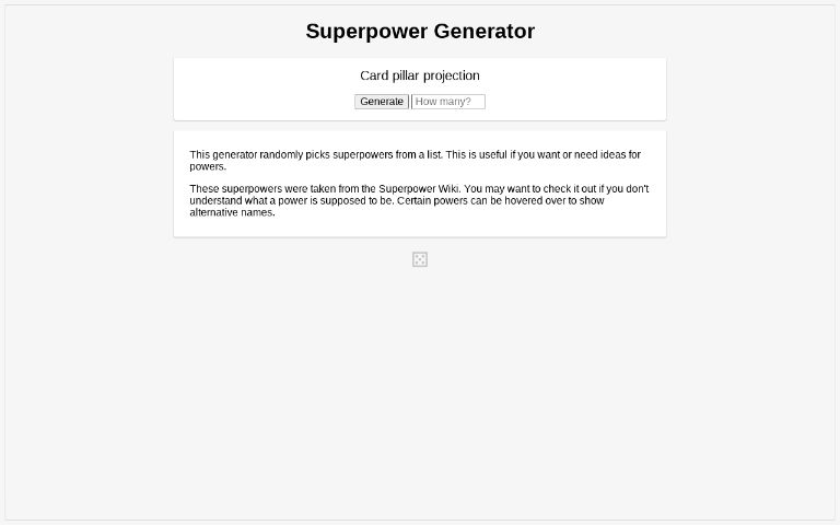 Superpower Generator