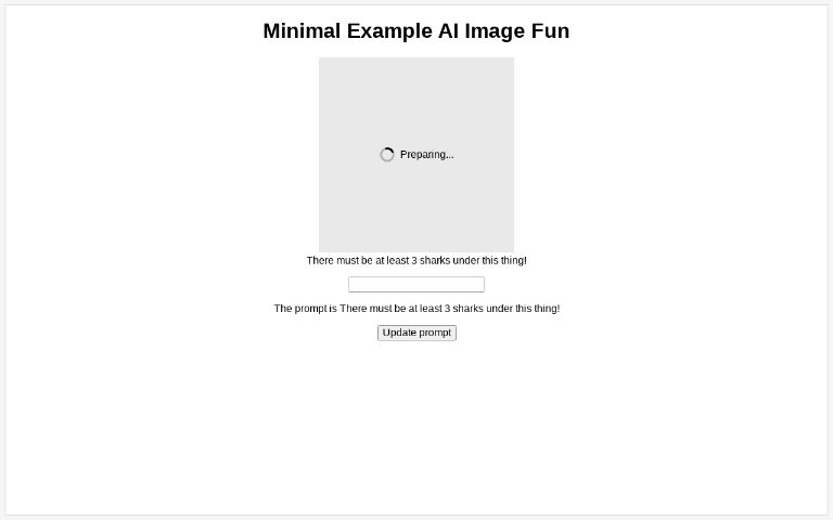 Minimal Example AI Image Fun ― Perchance Generator