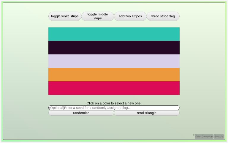 Pride Flag Generator
