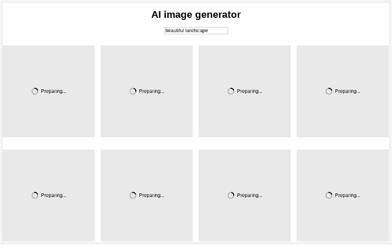 AI image generator