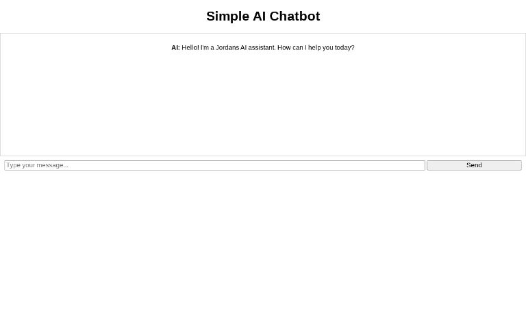 Simple AI Chatbot ― Perchance Generator