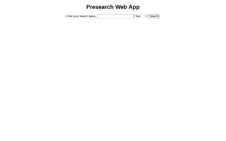 Presearch Web App ― Perchance Generator