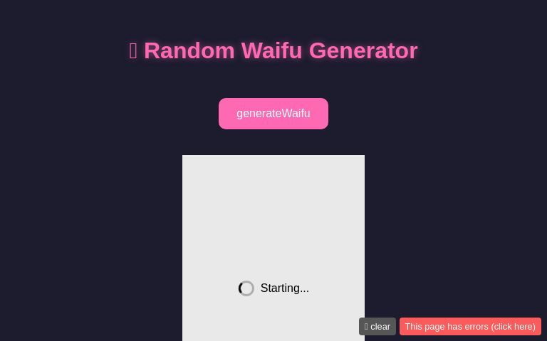 Random Waifu Generator V2