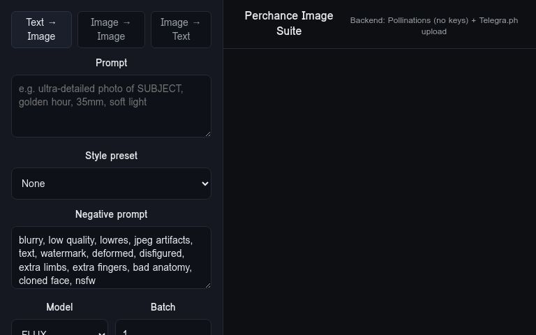 Perchance Image Suite ― Perchance Generator