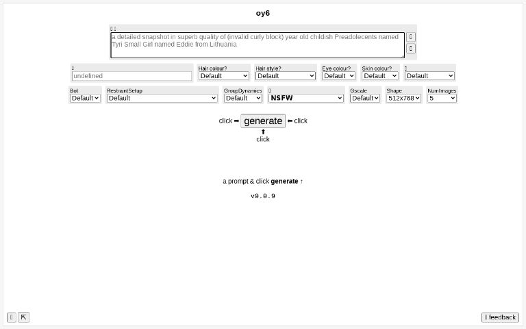 oy6 ― Perchance Generator
