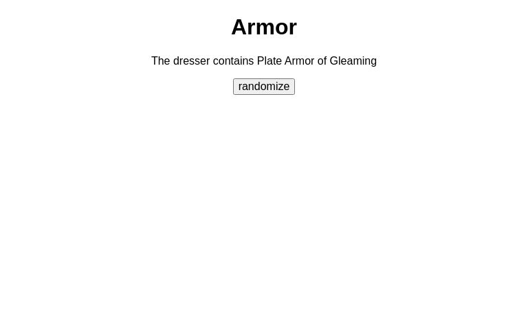 Armor ― Perchance Generator