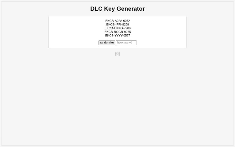 DLC Key Generator