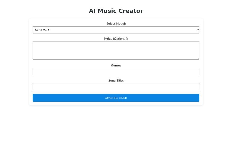 AI Music Creator ― Perchance Generator