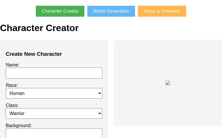 Character Creator ― Perchance Generator