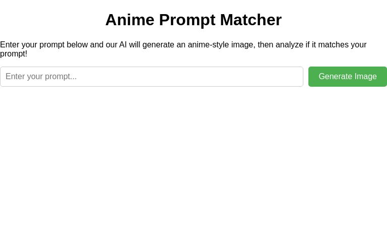 Anime Prompt Matcher ― Perchance Generator