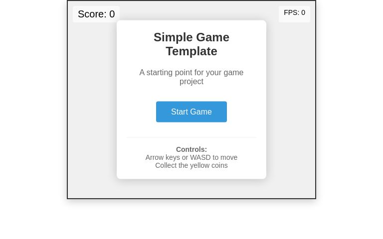 Simple Game Template ― Perchance Generator