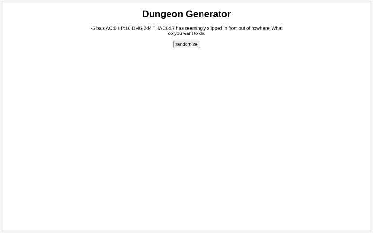 Dungeon Generator