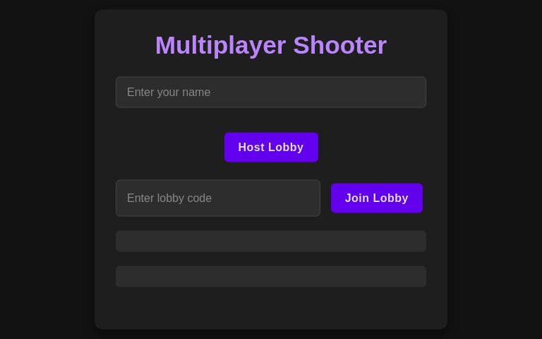 Multiplayer Shooter ― Perchance Generator