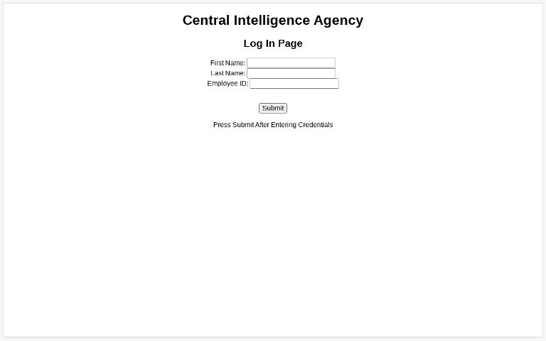 Central Intelligence Agency ― Perchance Generator