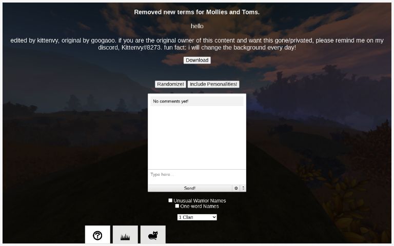 Clan Generator Edited