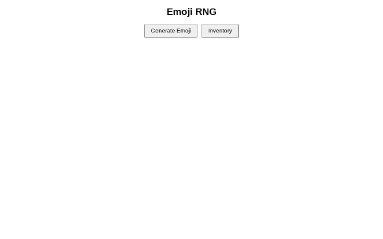 Emoji RNG ― Perchance Generator