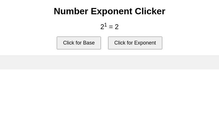 Number Exponent Clicker ― Perchance Generator