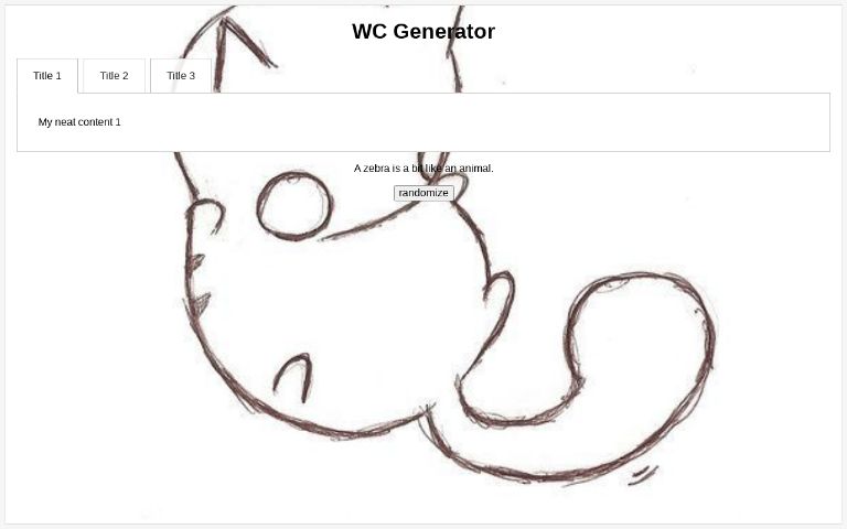WC Generator