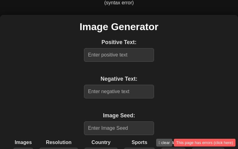 Image Generator
